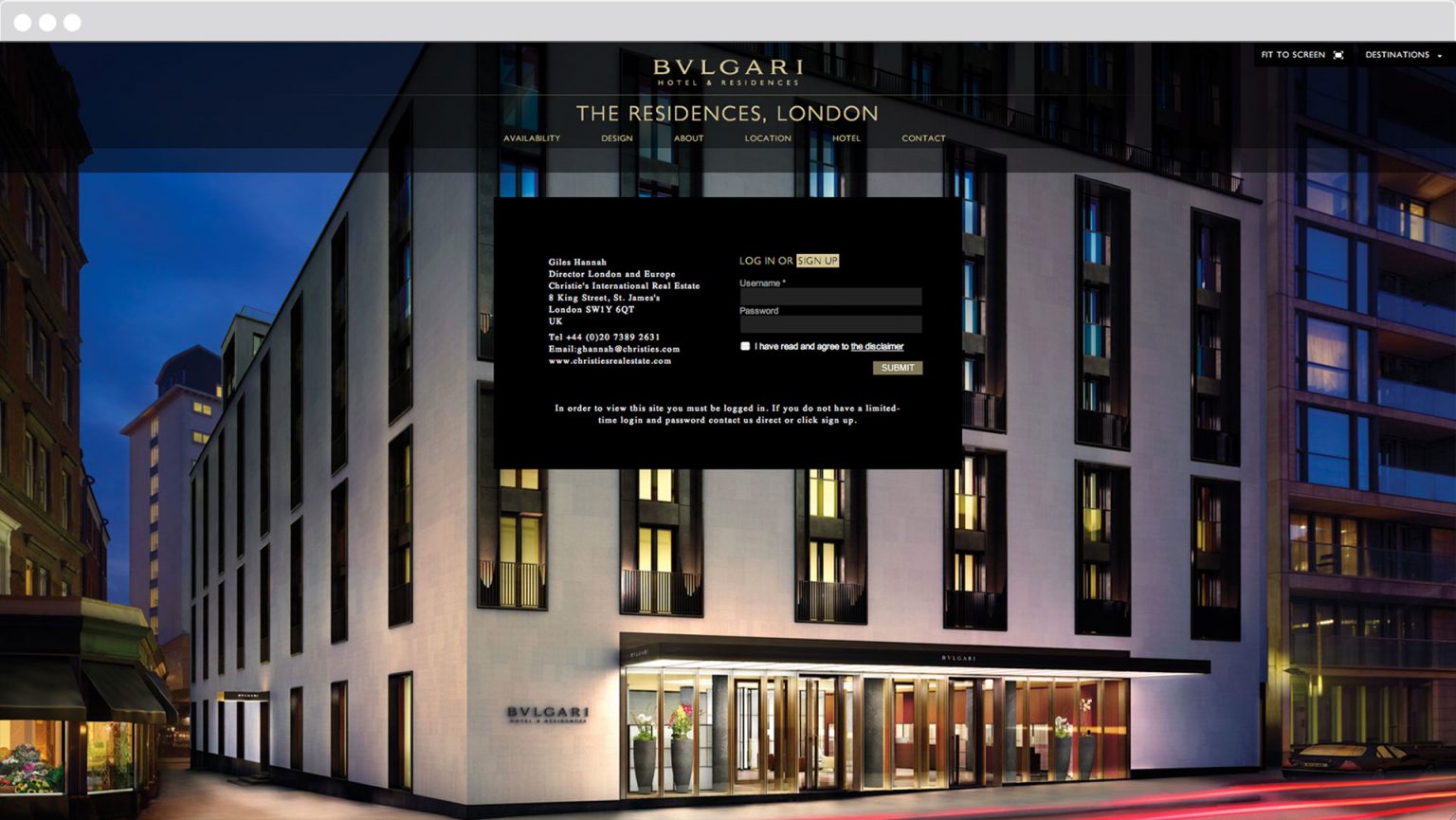 Bvlgari Hotel London | Consultants in Design