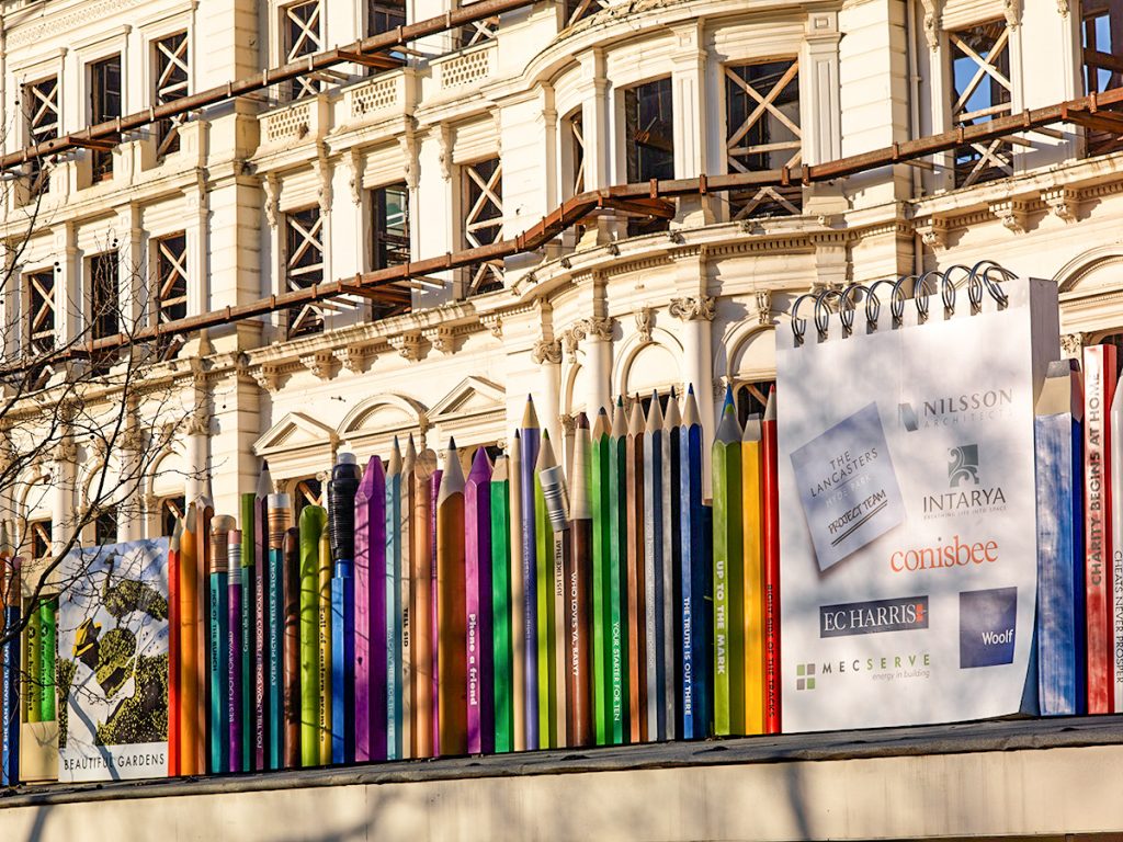 The Lancasters Hoarding | Consultants in Design
